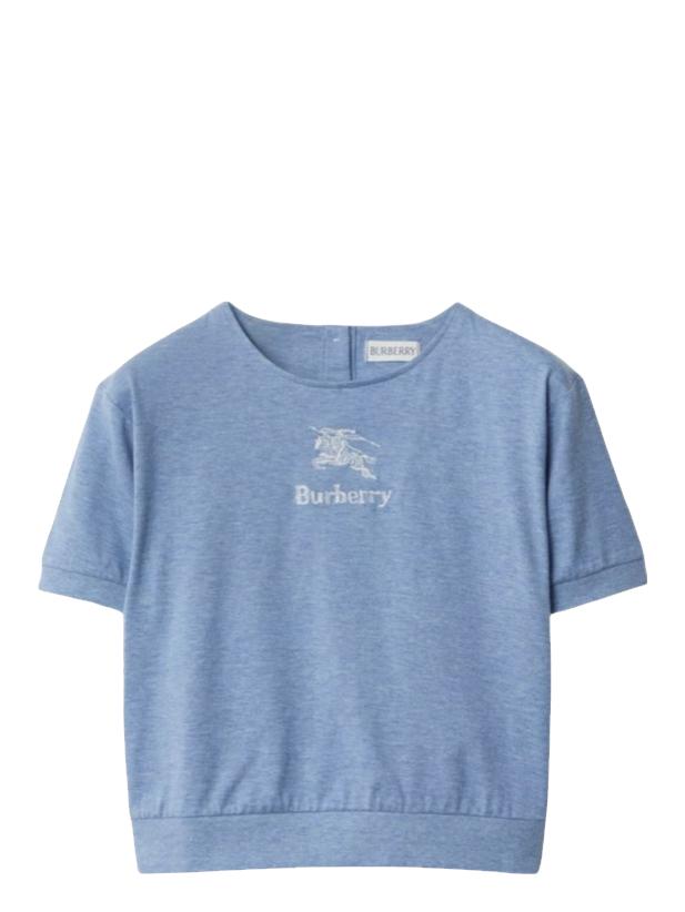 BURBERRY Burberry Embroidered Cotton T-Shirt